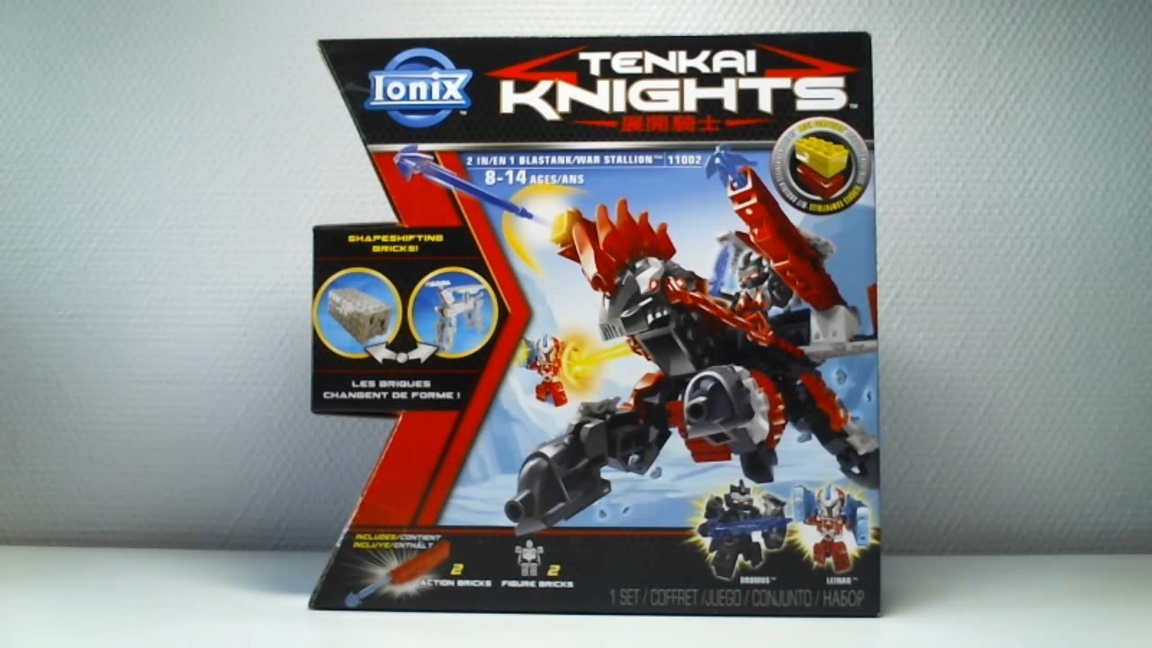 IONIX Live Construction : Tenkai Knights' 2-in-1 Blastank/War Stallion ...