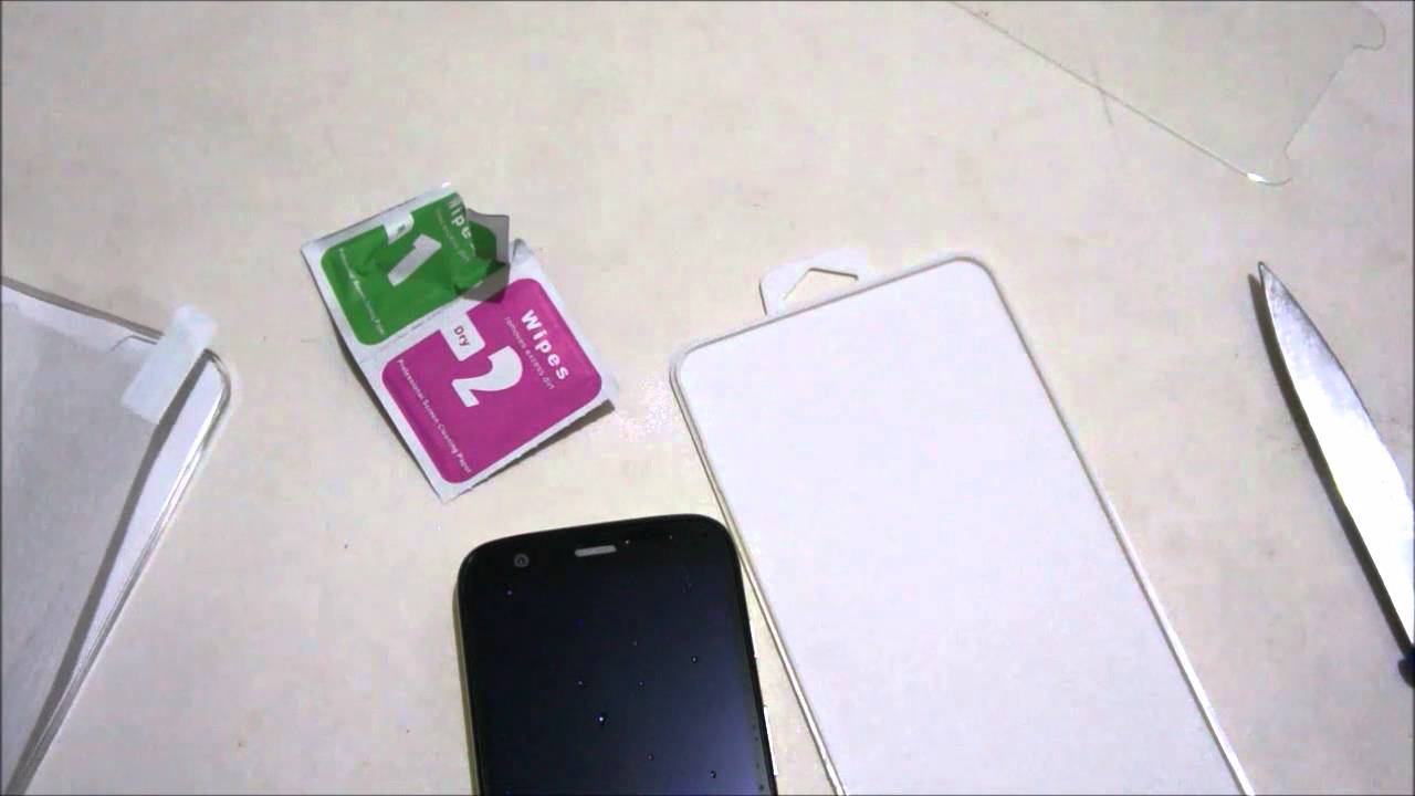 How to install a tempered glass to Smartphone - YouTube