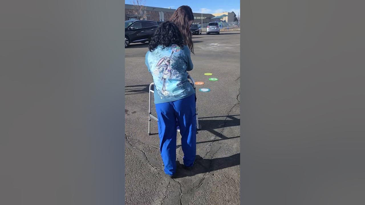 MS gait training - YouTube