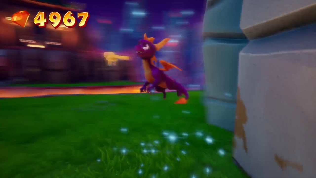 Spyro: Year Of The Dragon Walkthrough: Fireworks Factory Part 1 100% ...