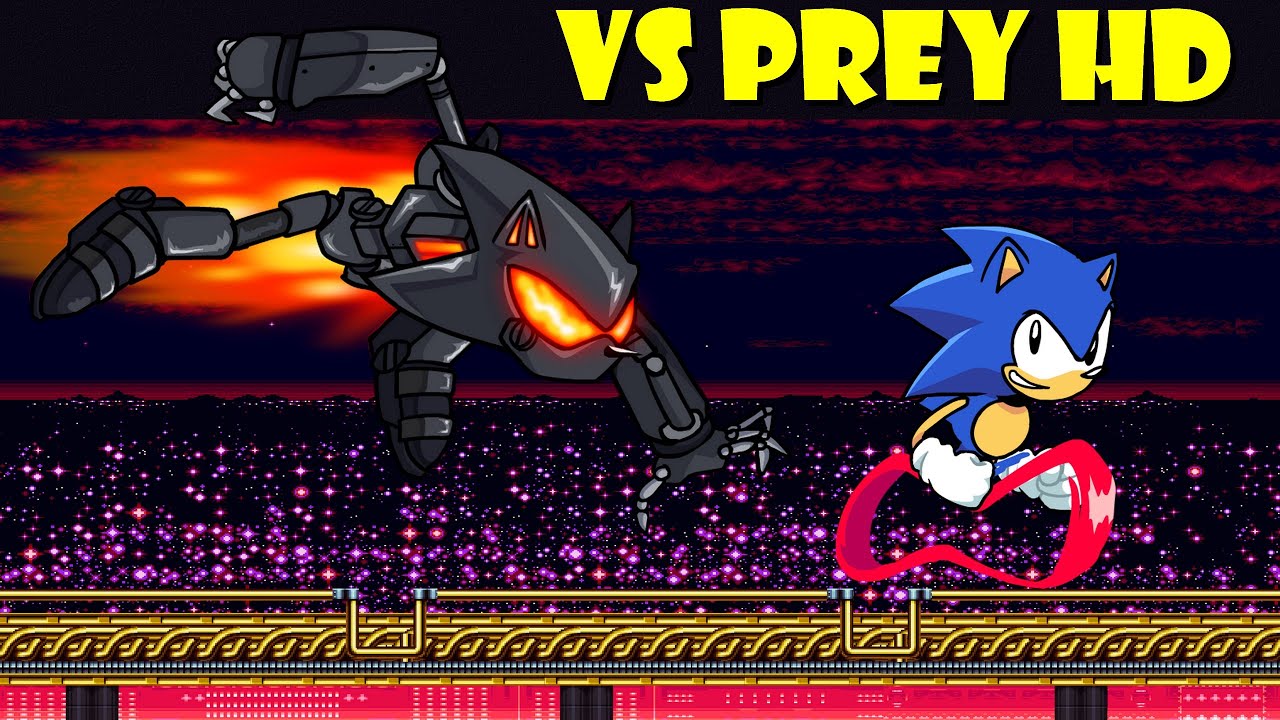 Friday Night Funkin': VS Prey HD Full Week [FNF Mod/HARD/Sonic] - YouTube