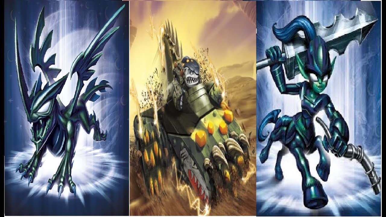 Unboxing Skylanders (Knightmare + Blackout + Pack Terrafin ...