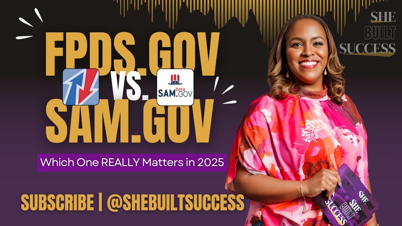 FPDS vs. SAM.gov: Which One REALLY Matters in 2025 (ft. Claudia) - YouTube