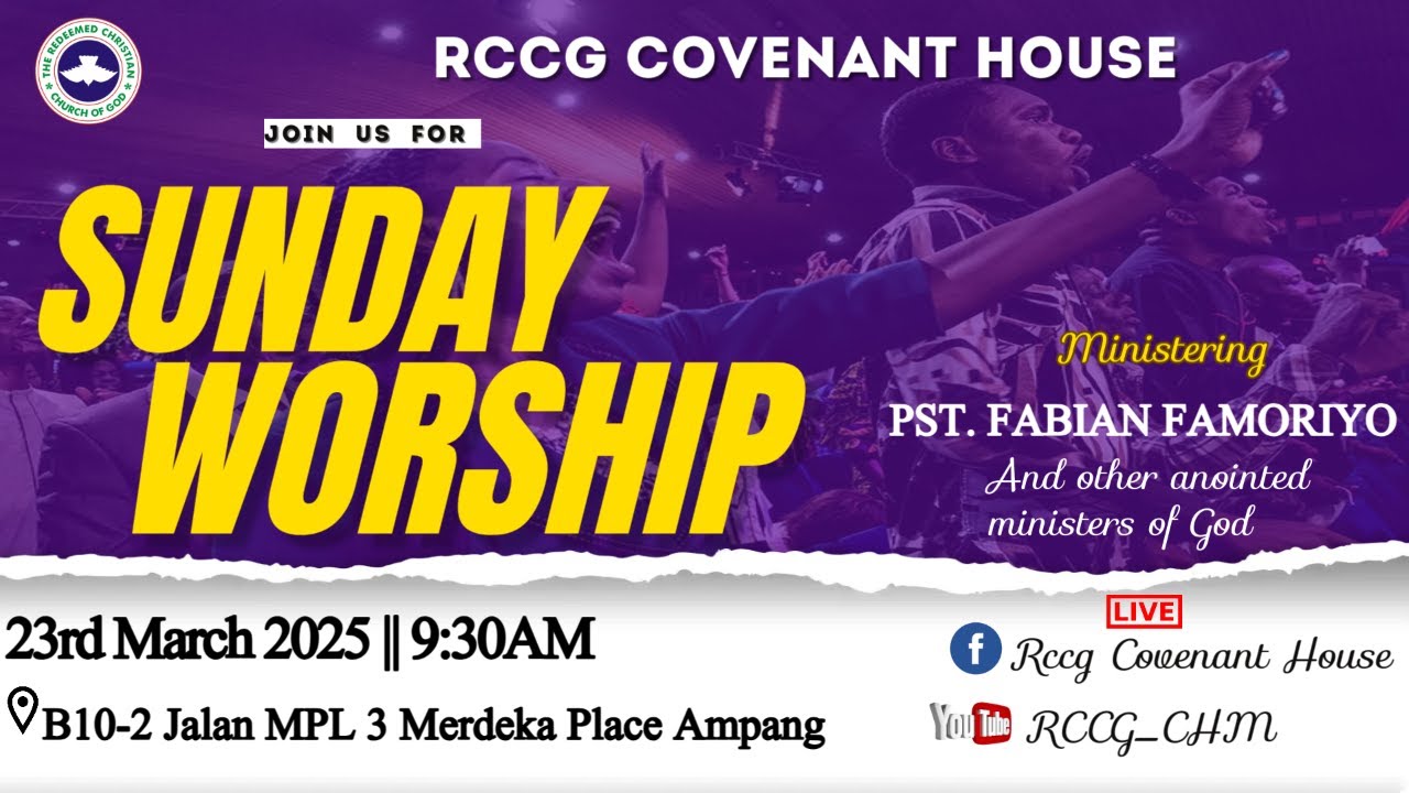 RCCG COVENANT HOUSE || SUNDAY SERVICE - YouTube
