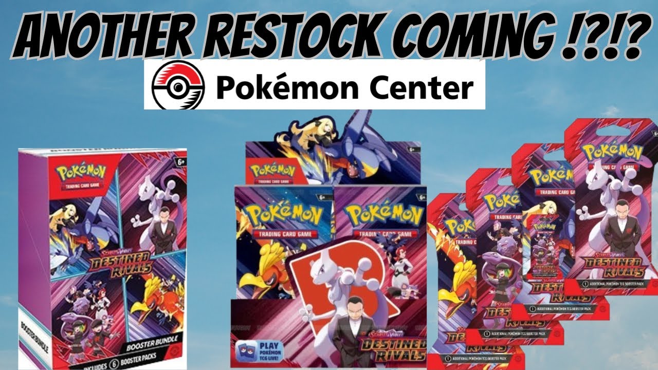 Another Destined Rivals Restock Coming To Pokemon Center Soon?!? - YouTube