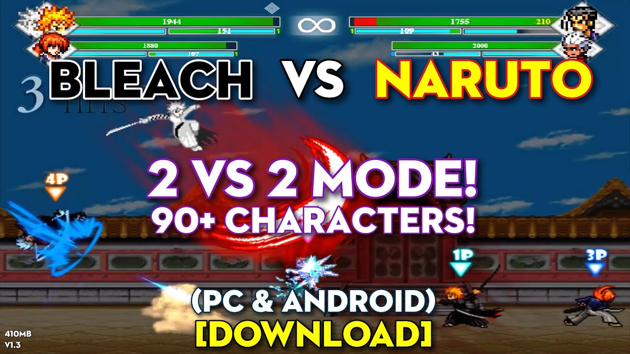 Bleach VS Naruto MOD 2VS2 V1.3 (PC & Android) [DOWNLOAD] - YouTube