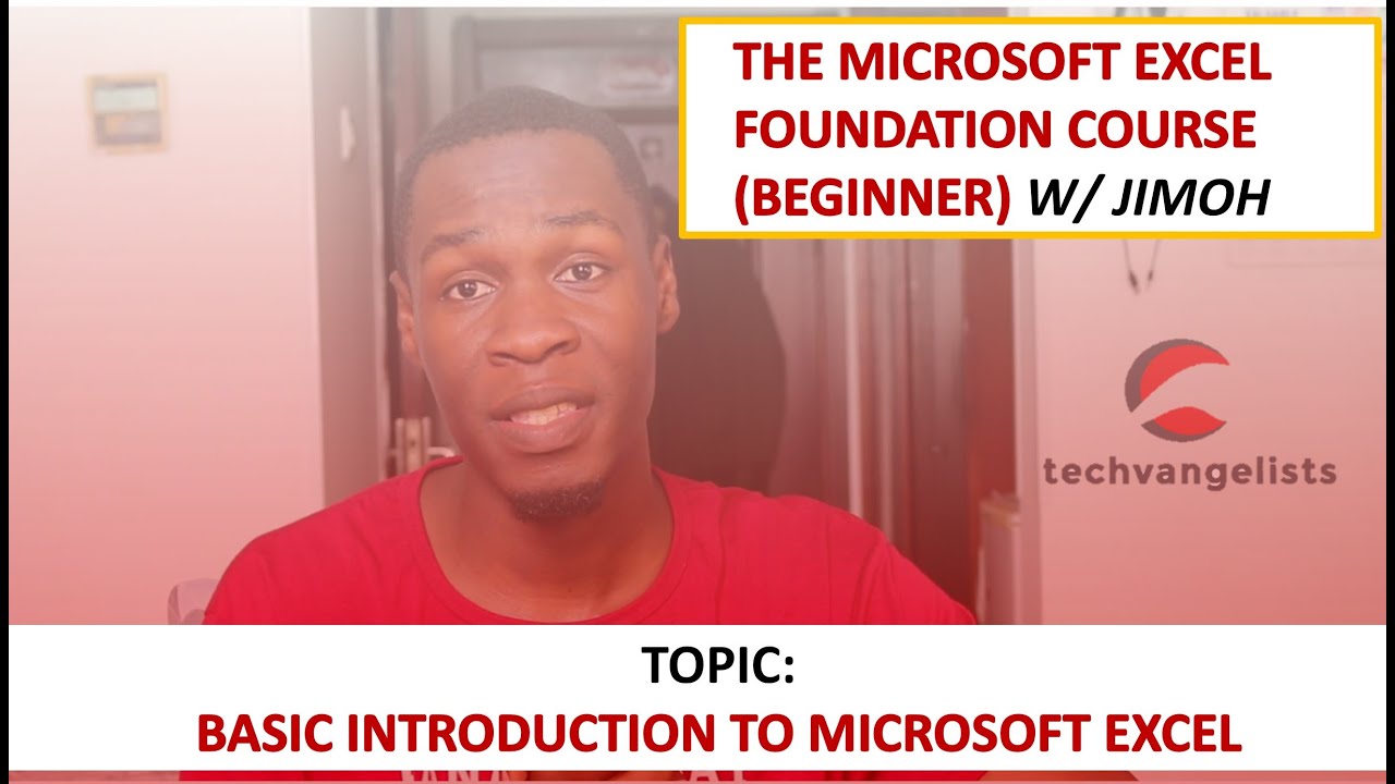 Microsoft Excel Foundation: 1.0 - Basic Introduction - YouTube