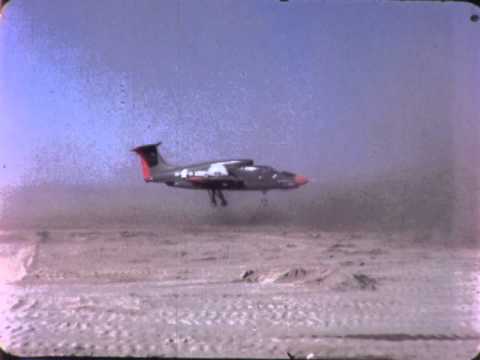 F 1890 Ryan Aeronautical XV-5A Vertifan VTOSL Aircraft Footage - YouTube