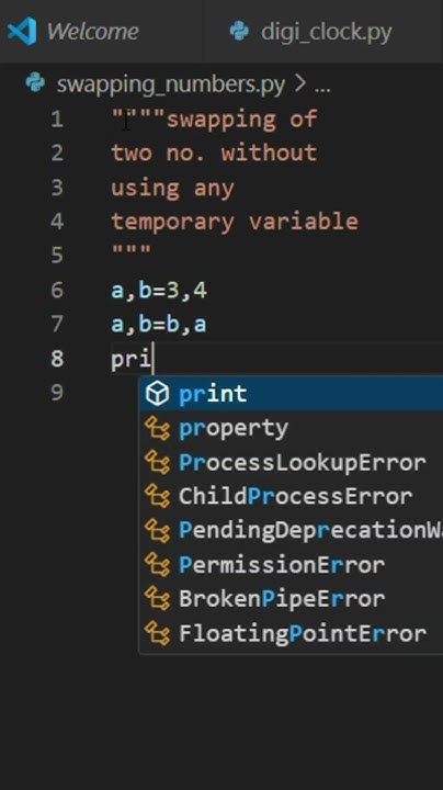 Swap Two Numbers Without Using Temporary Variables Python Codingtutorial Pythonprogramming