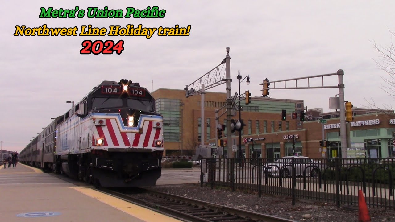Metra s Union Pacific Northwest Line Holiday Train 2024 12 14 2024
