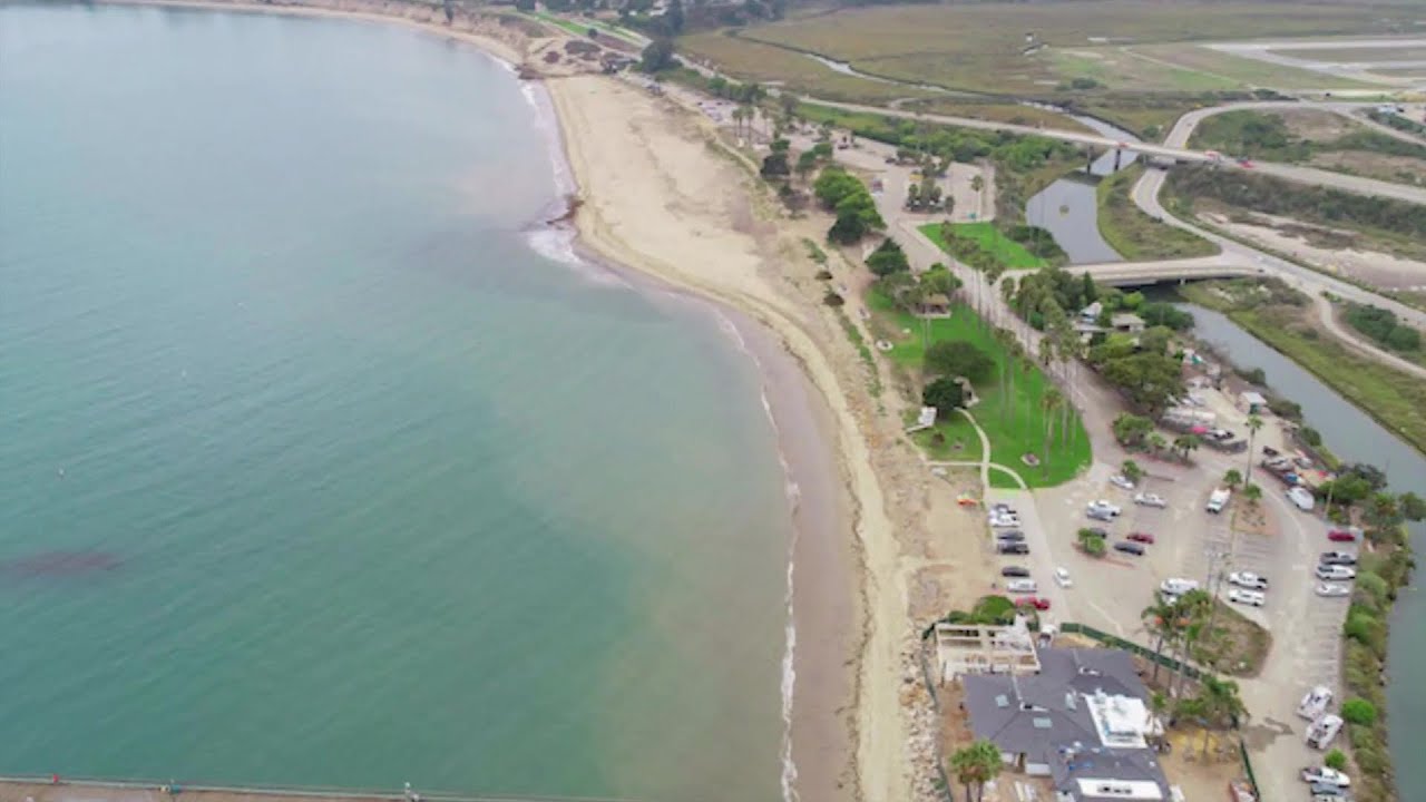 Goleta Beach grows by six acres - YouTube