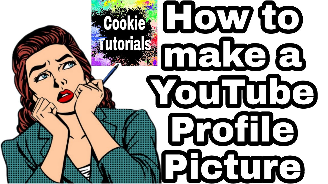 How to make a easy profile picture (edit like a pro) - YouTube
