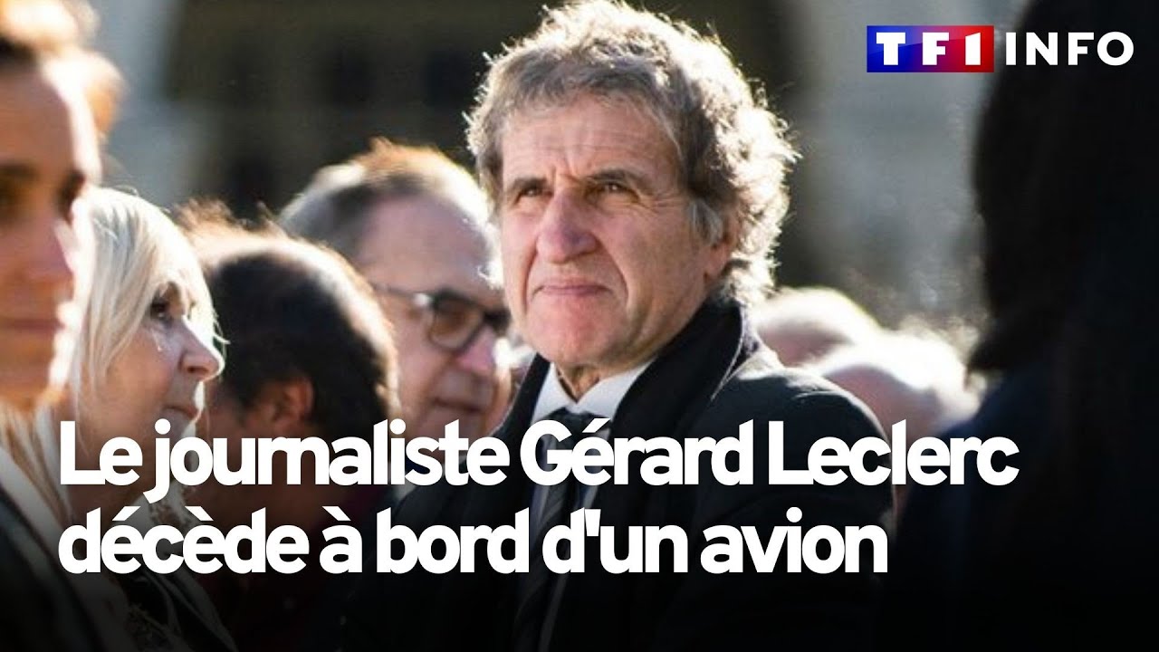 Mort du journaliste Gérard Leclerc : ce que l'on sait du crash d'un ...