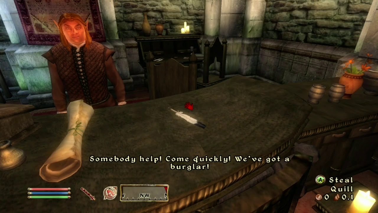 The Elder Scrolls IV: Oblivion - Stealing From Thoronir - YouTube