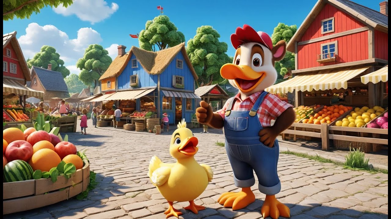 To Market, To Market Rhyme Song | Popular Nursery Rhyme | Educational ...