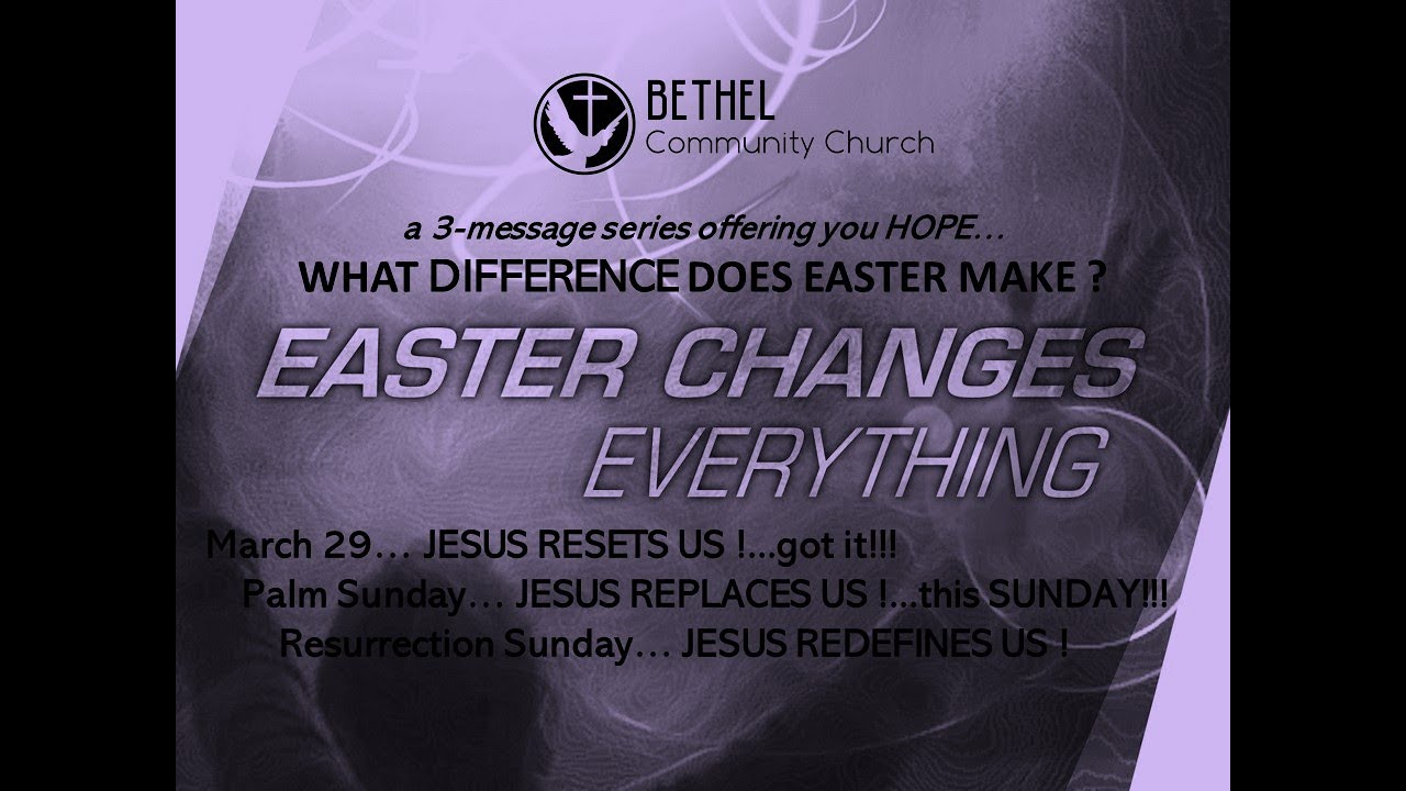 EASTER CHANGES EVERYTHING: JESUS REPLACES US - YouTube