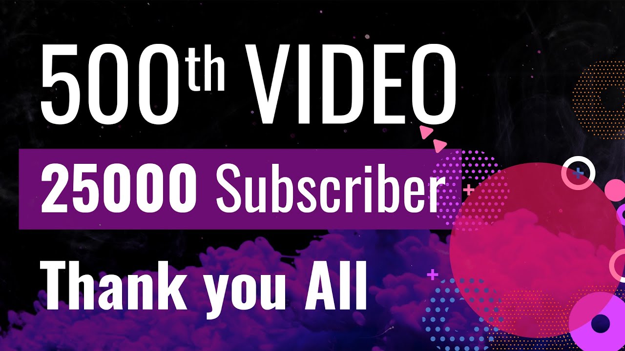 500th Video of Buff tutorial - My Journey on @bufftutorial +25K ...