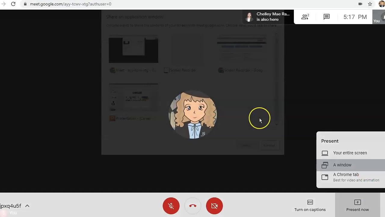 Tutorial Video on How to Use Present Button on Google Meet for Students ...