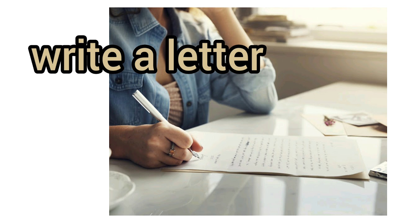 How to Pronounce Write a letter in American English - YouTube