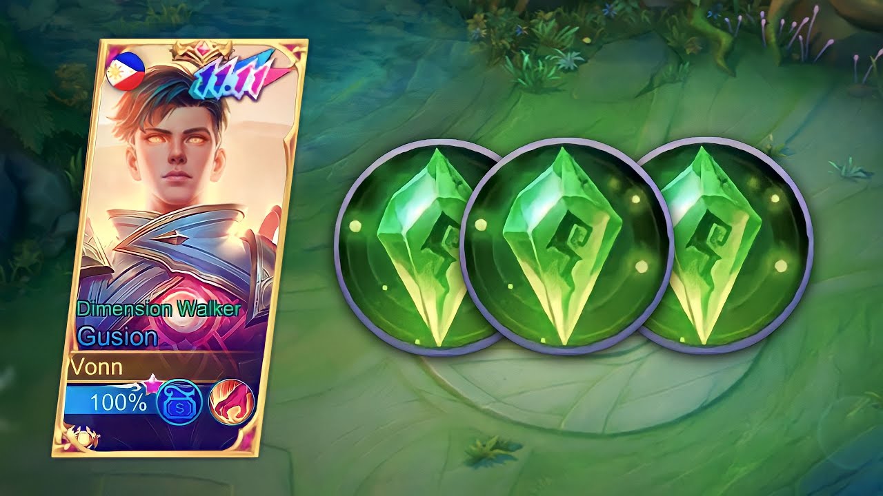 THIS GUSION BUILD WILL MAKE YOU CHEATER!! 3X HOLY CRYSTAL🔥 - YouTube
