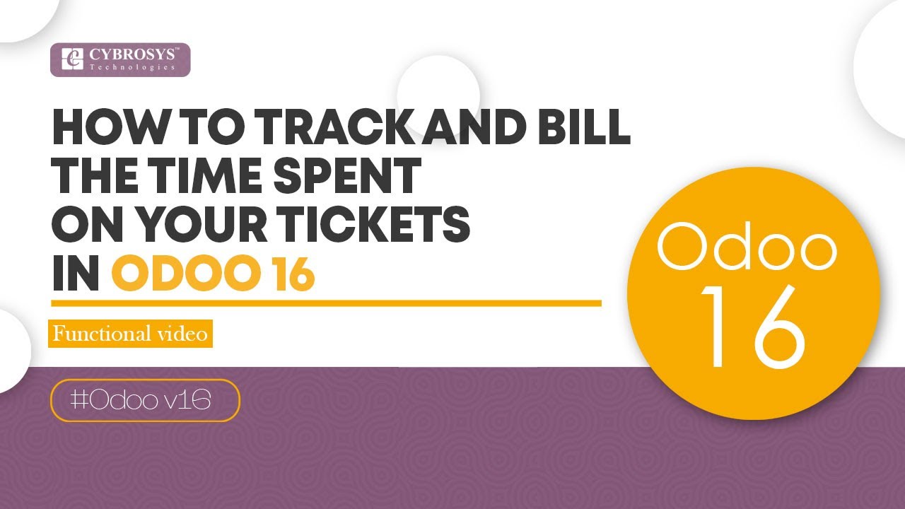 How to Track and Bill the Time Spent on Your Tickets With Odoo 16 ...