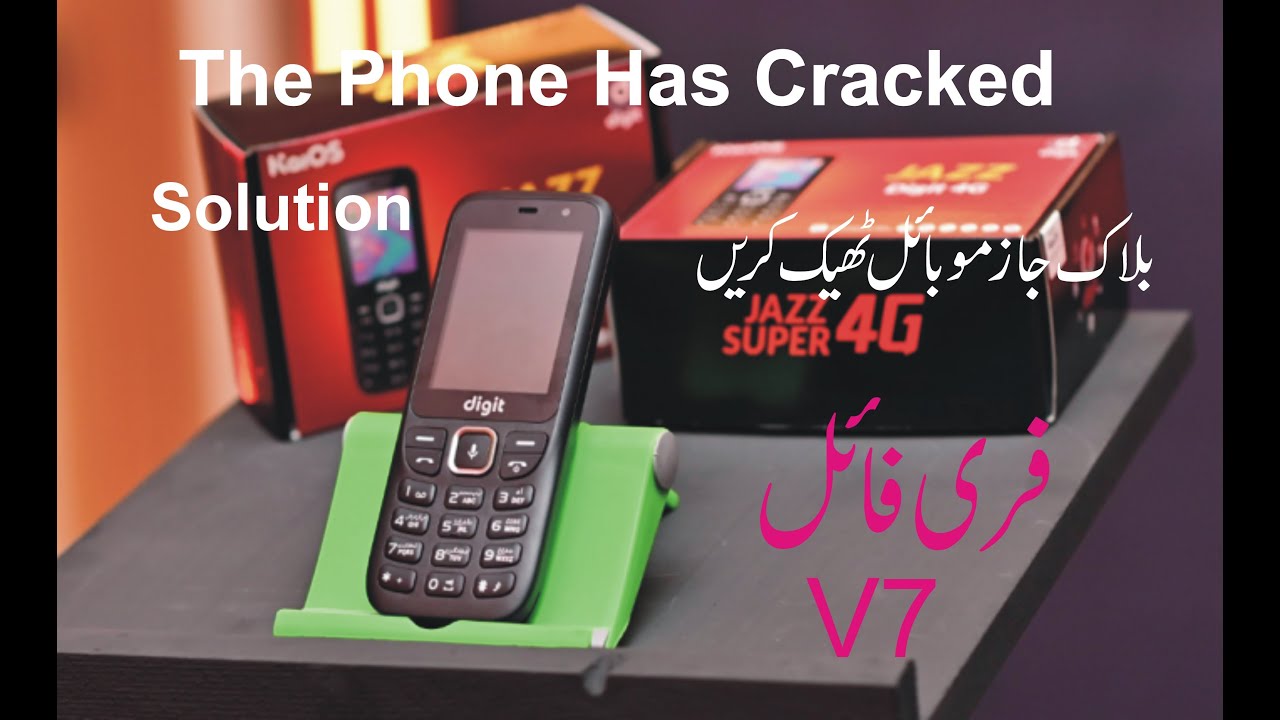 Jazz Digit 4G phone Has Cracked Solution Free - YouTube