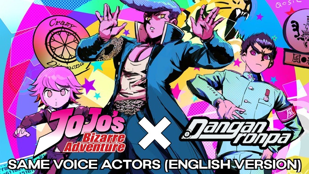Every Single Shared Voice Actor Between JoJo's Bizarre Adventure And Danganronpa (English ...