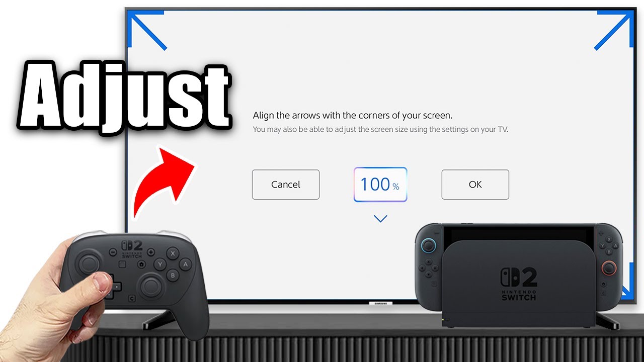 How To Adjust Screen Size on Nintendo Switch 2 (Easy Guide!) - YouTube