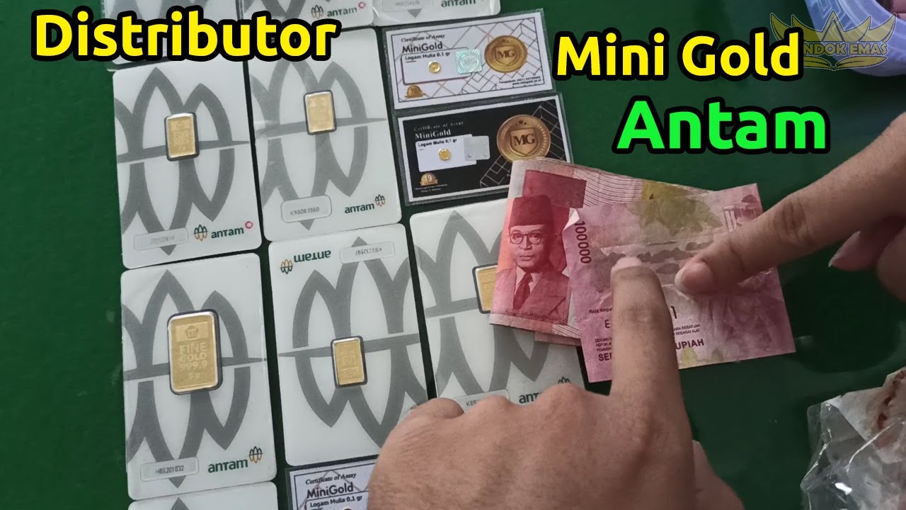Distributor Mini Gold Dan Emas Antam - YouTube