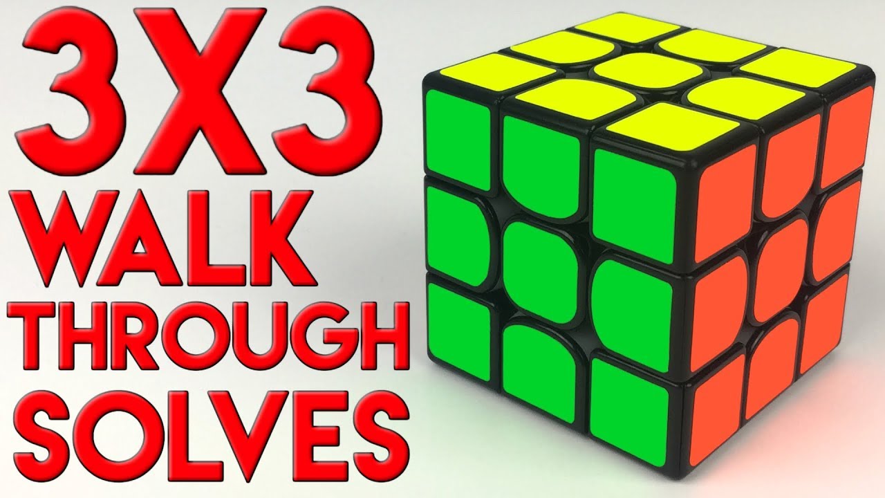 3x3 Example Solves To Help You Get Faster - YouTube