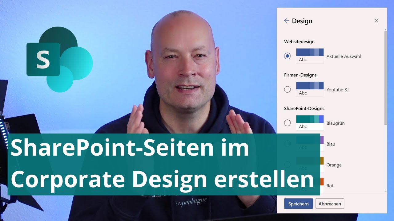 SharePoint Online: Seiten im Corporate Design erstellen - YouTube