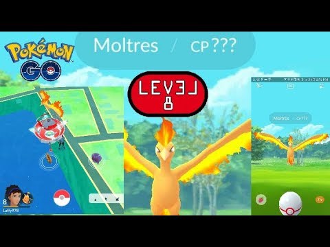 LEVEL 8 CATCH Moltres CP??? Pokemon Go - YouTube