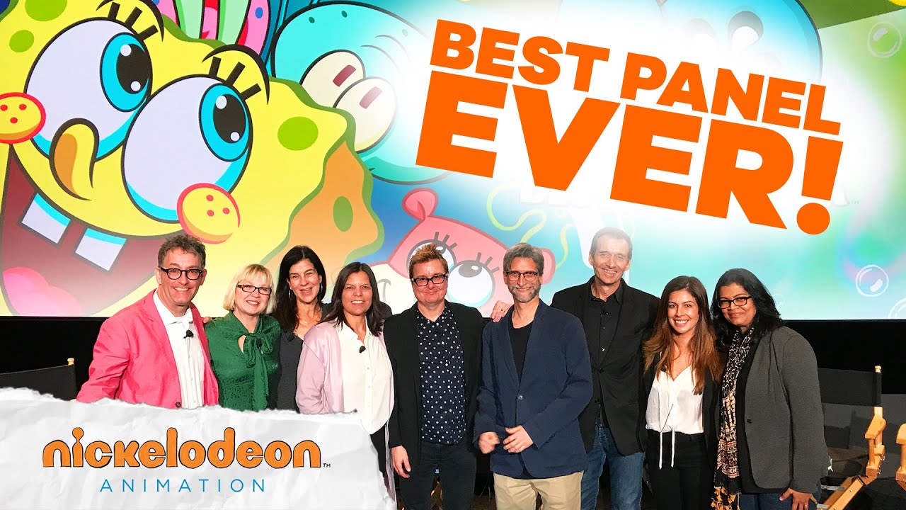 BEST PANEL EVER! 💛 SpongeBob's 20th Anniversary | Inside Nick - YouTube