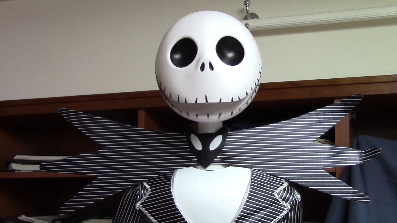 custom modified jack skellington animatronic - YouTube