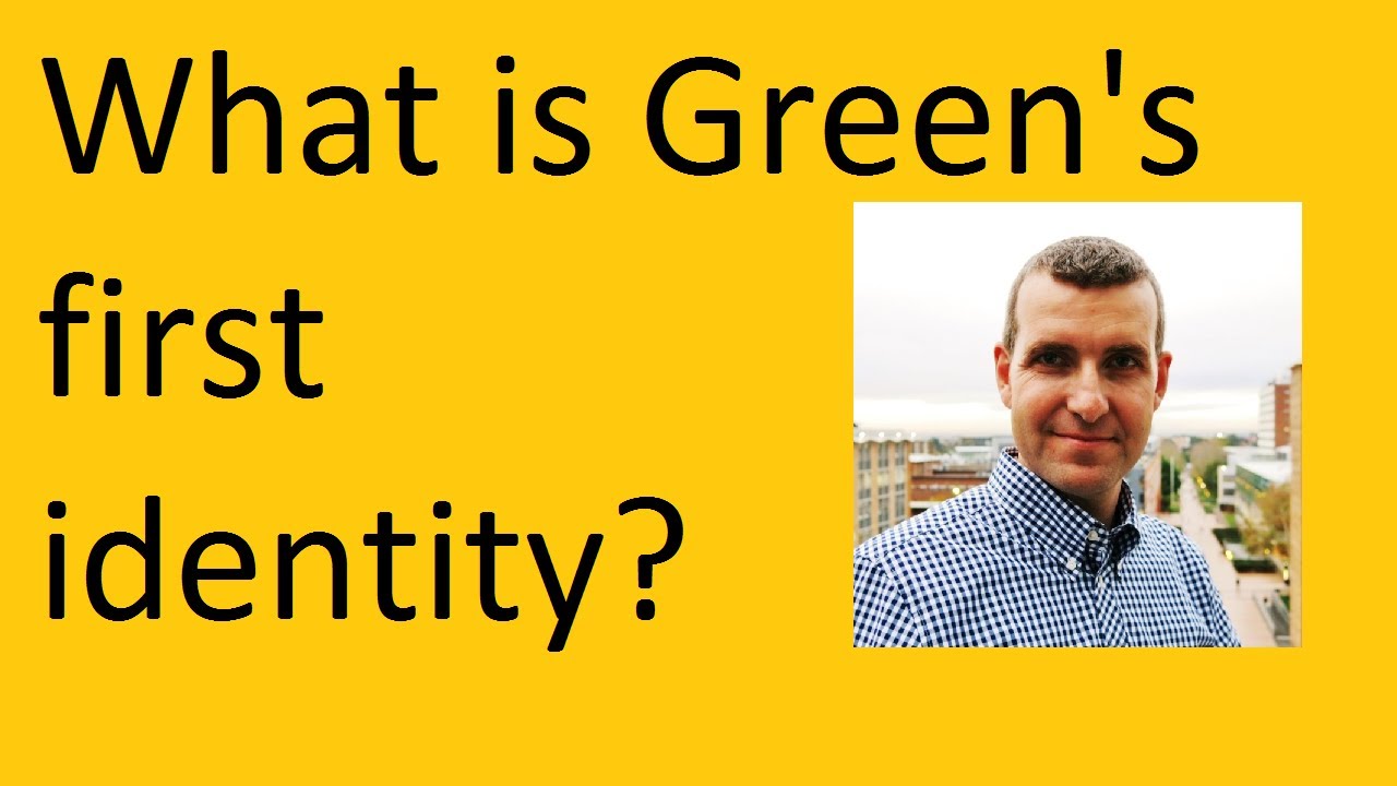 What is Green's identity? - YouTube