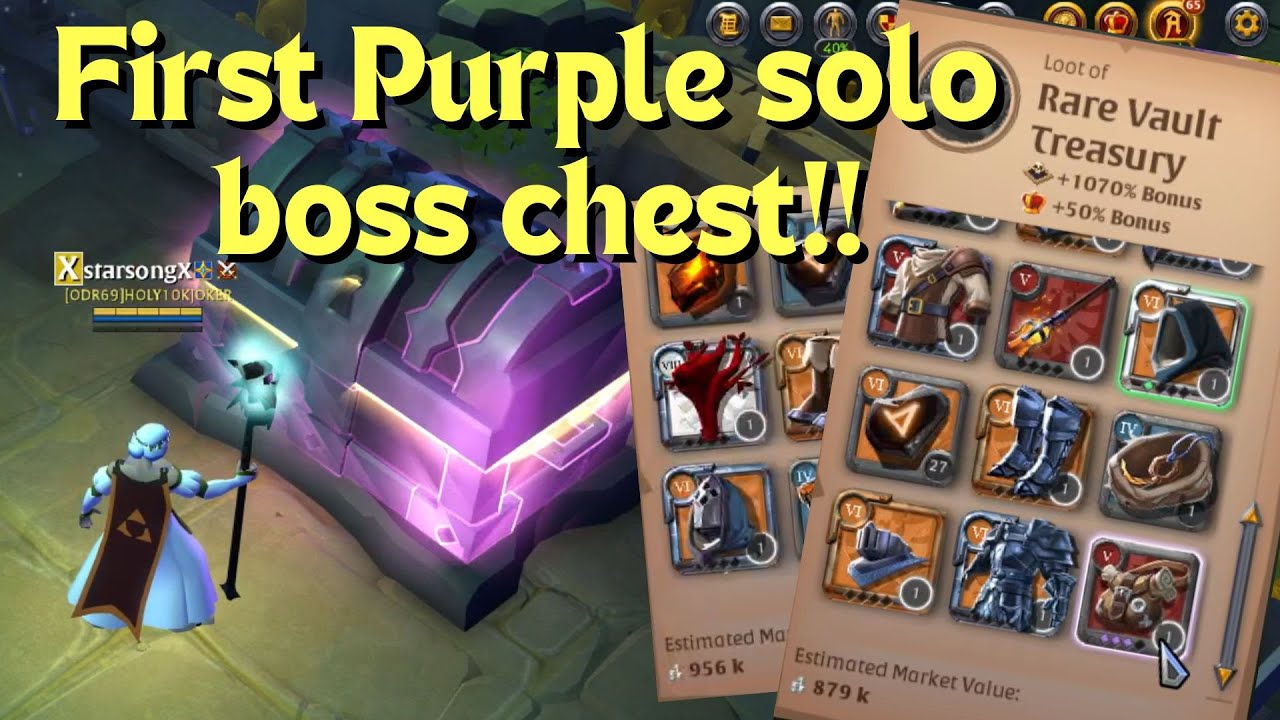 I got my first purple solo boss chest! || Stream Highlights#1 || Albion ...