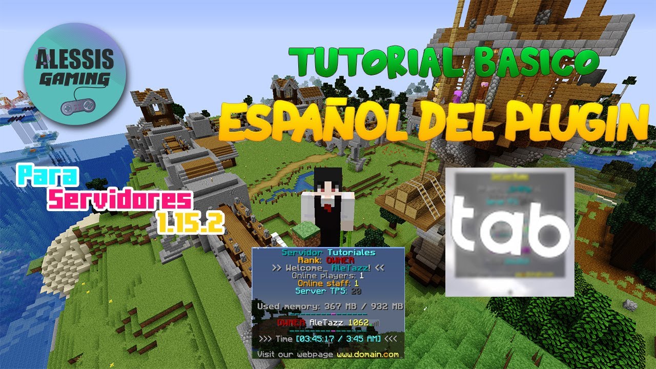 Tutorial Basico Plugin Tab Reborn o TAB(Español paso a paso) - YouTube