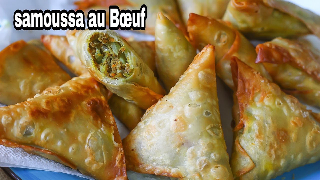 samoussa au Bœuf | samoussa au Bœuf et carottes - YouTube