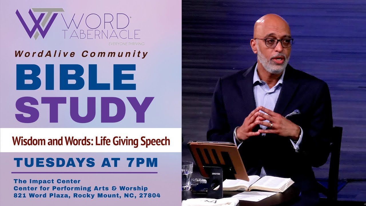 Wisdom and Words: Life Giving Speech // WordAlive Bible Study - YouTube