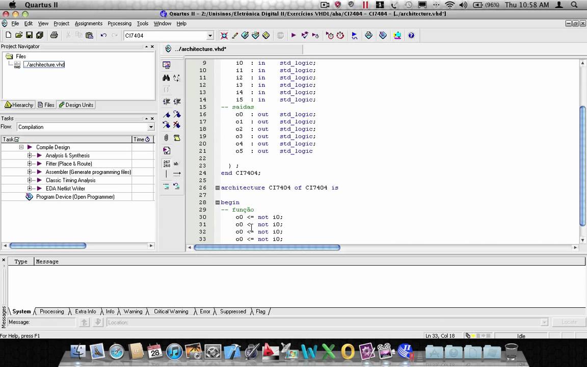 Vhdl No Quartus Youtube