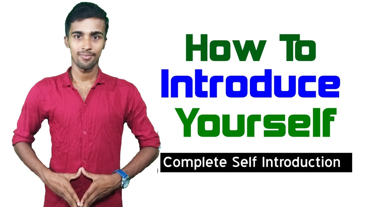 How To Introduce Yourself // Self Introduction - YouTube