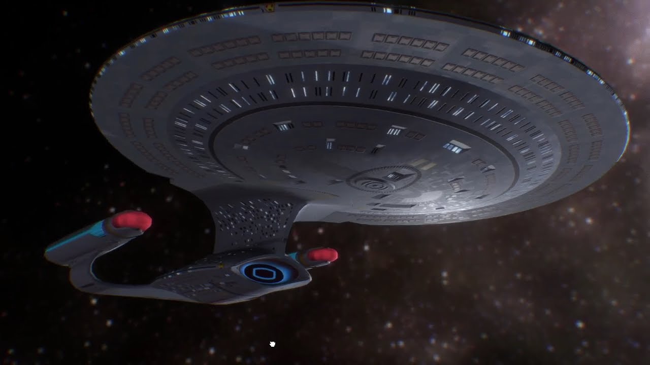 USS Enterprise NCC-1701 D Stat Trek the Next Generation - YouTube
