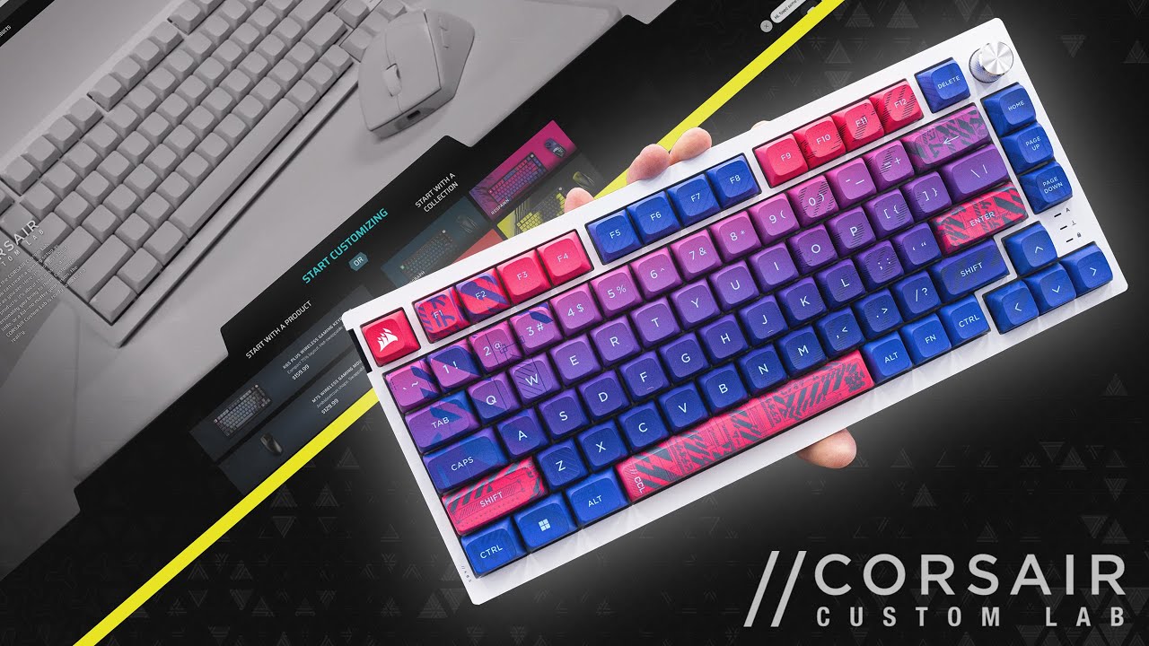 DESIGN your own CORSAIR keyboard! - YouTube