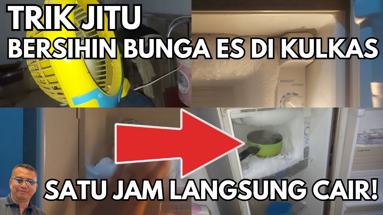 S1E40: Cara Cepat Bersihin Bunga Es di Kulkas - YouTube