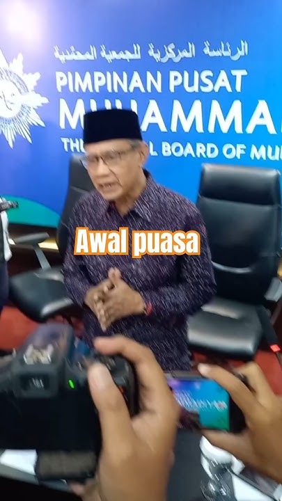 Awal puasa Ramadhan. Dalam wawancara Ketua PP Muhammadiyah Haedar Nashir #ramadan - YouTube