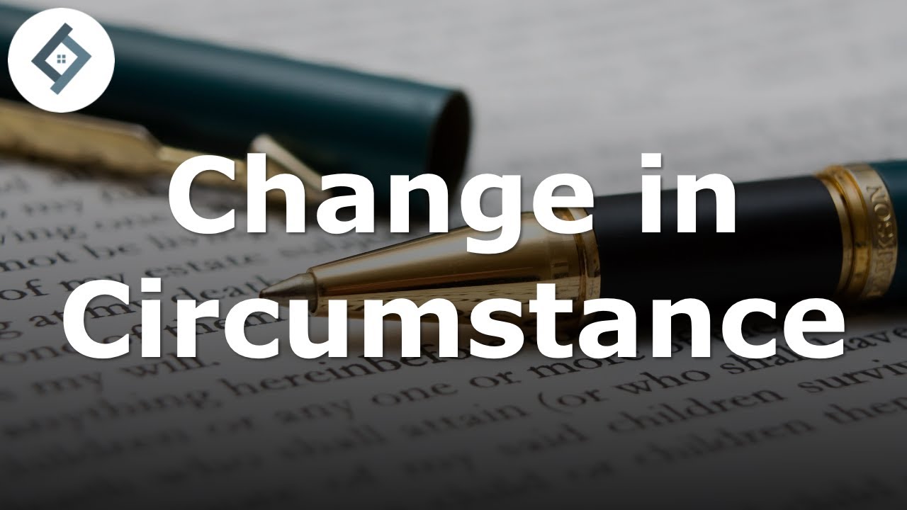 Change in Circumstance | Contract Law - YouTube