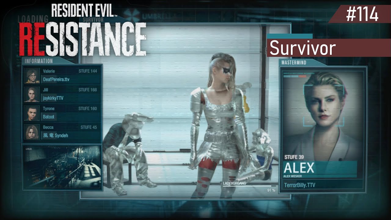 Resident Evil: Resistance PC - Survivor - Becca Woollett (Claire face ...