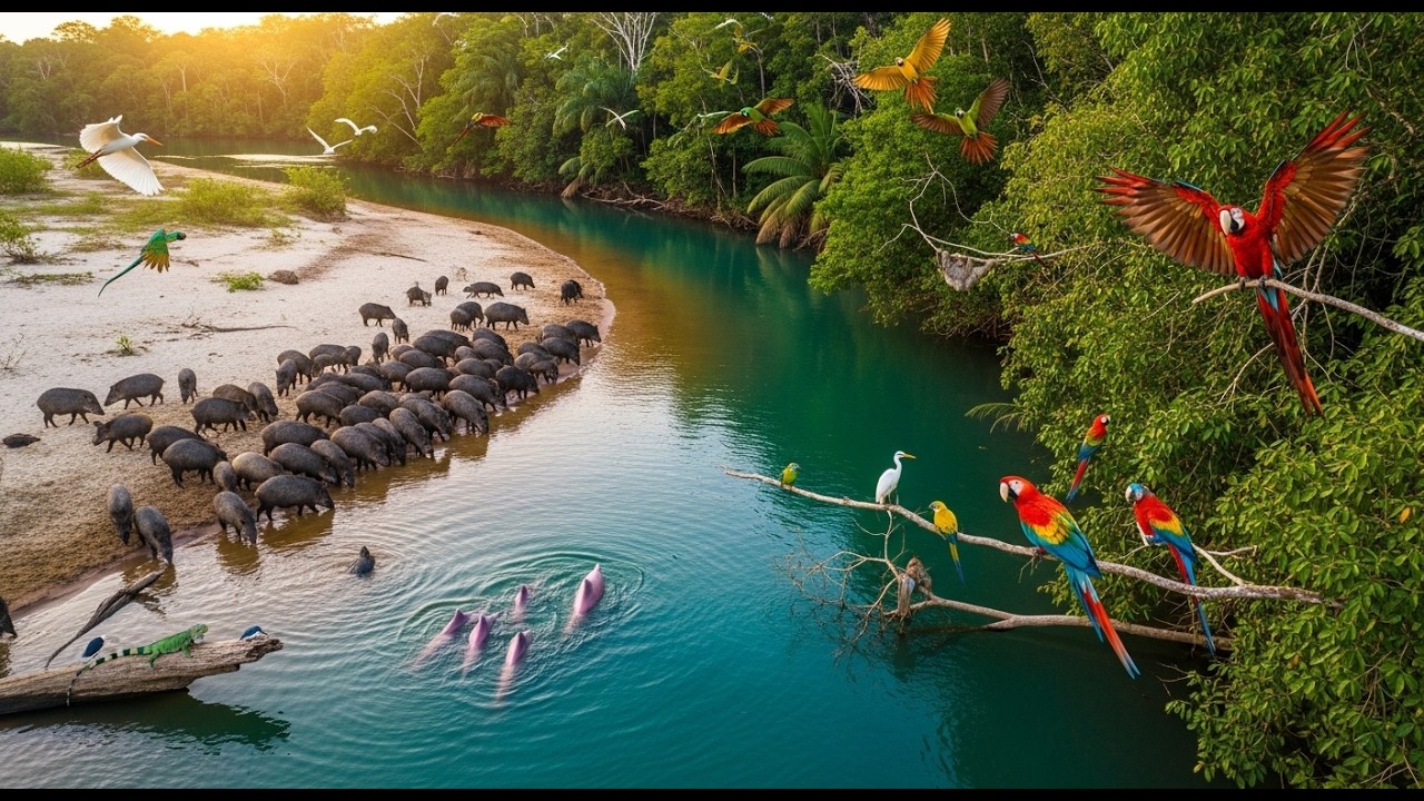 Relaxing Walk in the Amazon: Deep Forest Meditation | Wild Peccary ...