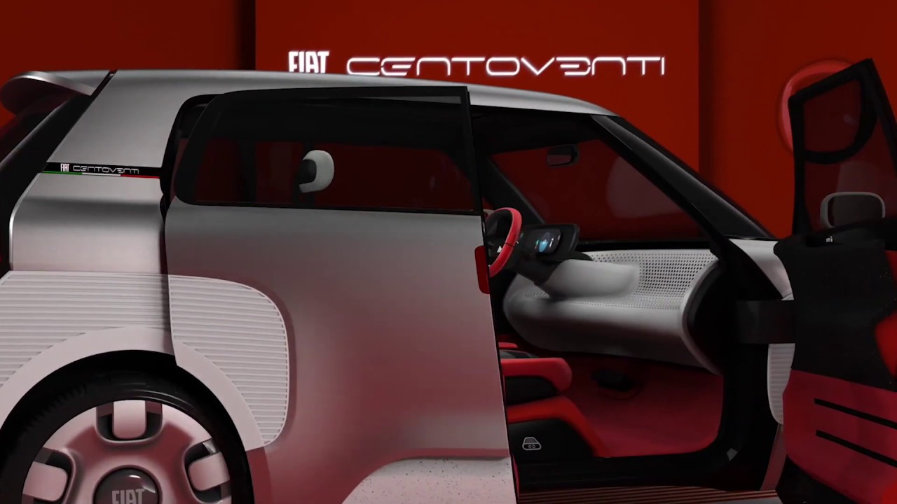 Fiat Concept Centoventi Interior Design - YouTube