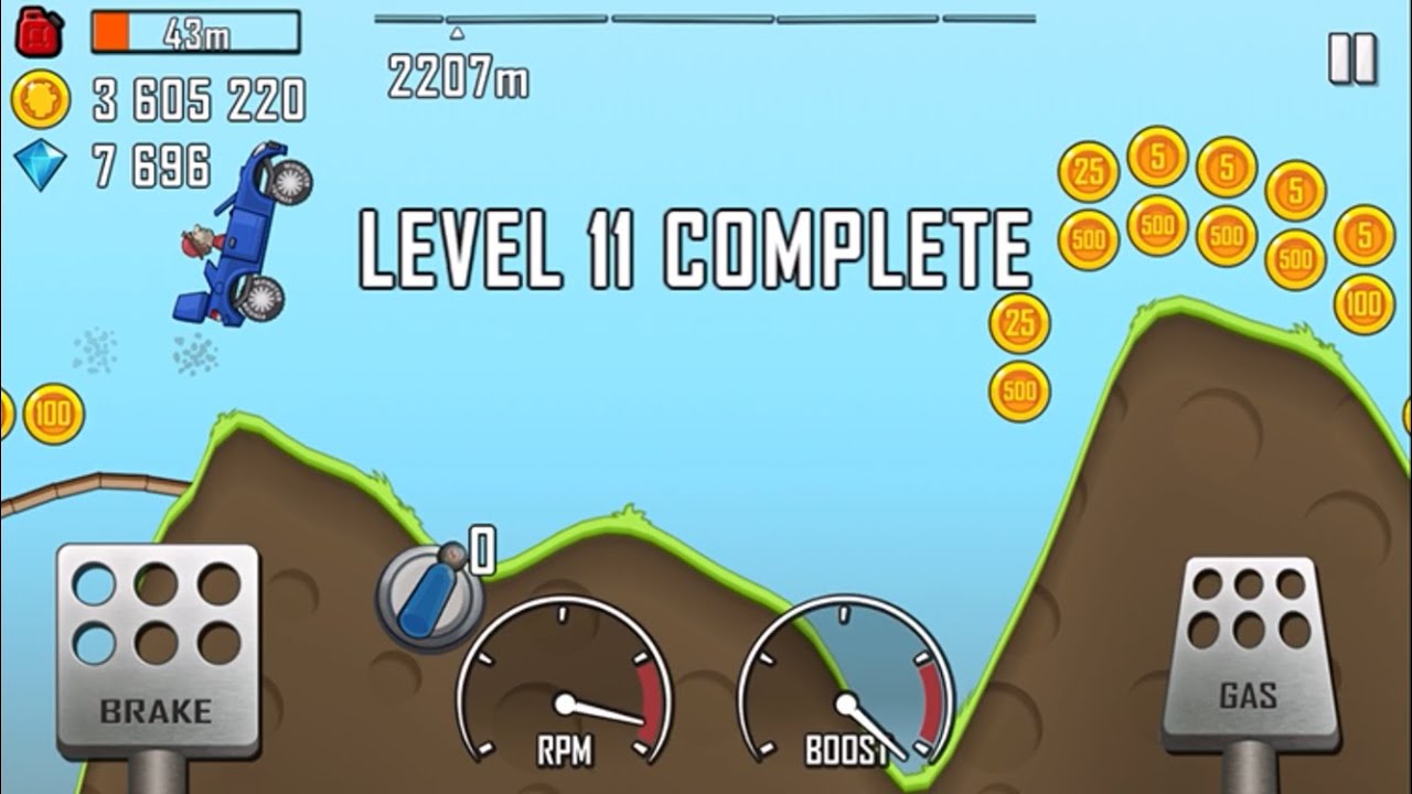 Hill Climb Racing | COUNTRYSIDE | RALLY CAR Gameplay - YouTube